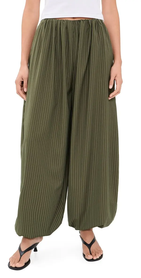 MUSE ASSEMBLY Eva Pinstripe Trousers