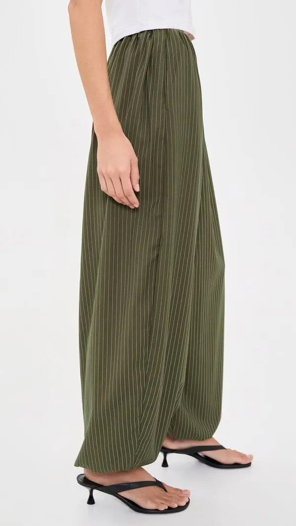 MUSE ASSEMBLY Eva Pinstripe Trousers