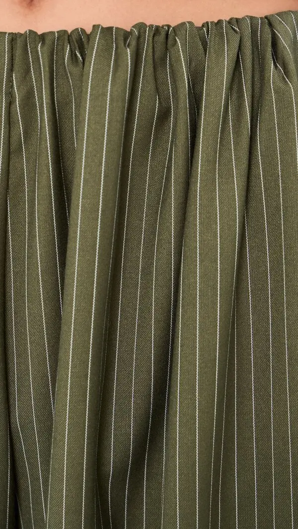 MUSE ASSEMBLY Eva Pinstripe Trousers