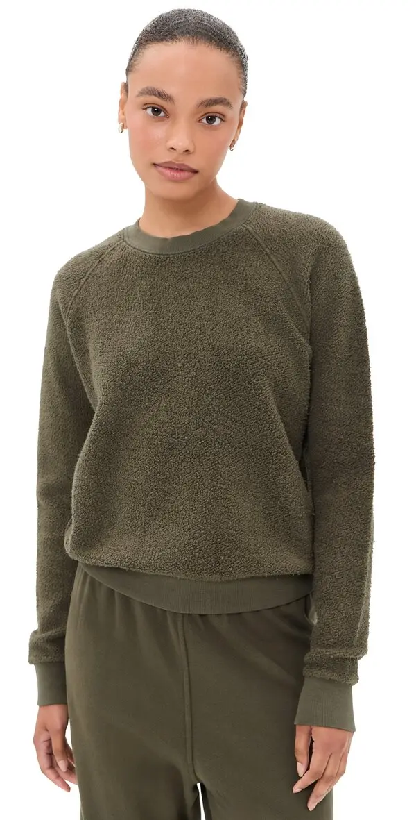 PERFECTWHITETEE Inside Out Fleece Shrunken Sweatshirt