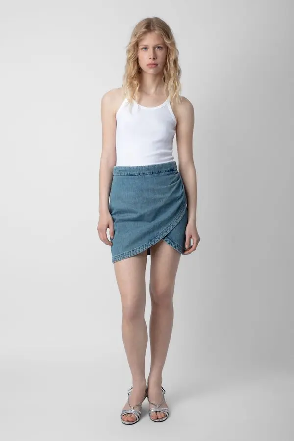 Zadig&Voltaire Julipe Denim Skirt