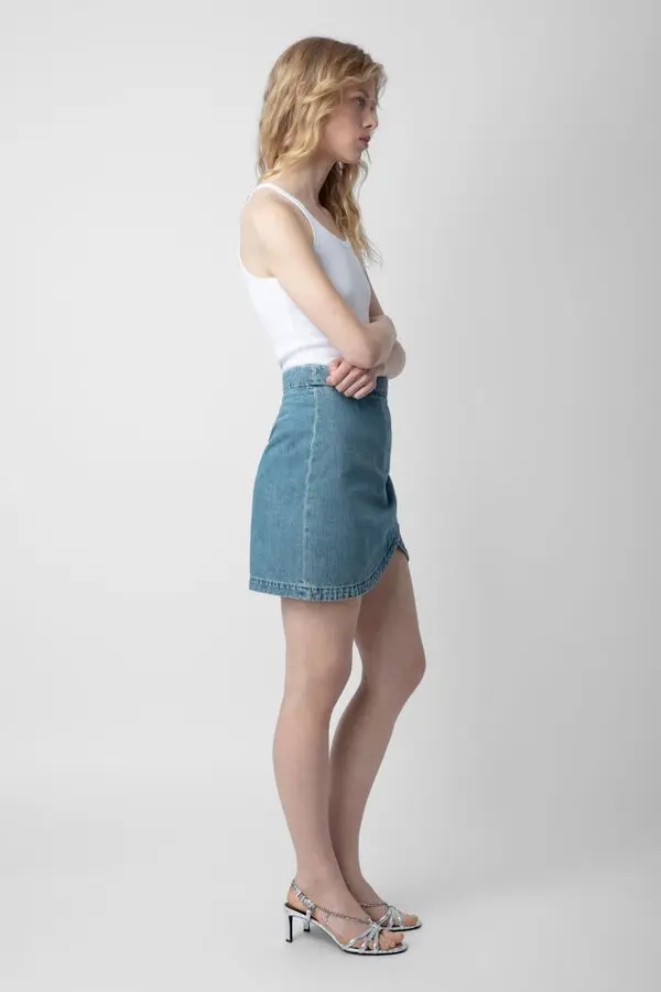 Zadig&Voltaire Julipe Denim Skirt