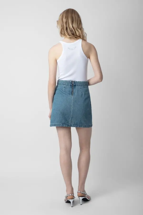 Zadig&Voltaire Julipe Denim Skirt