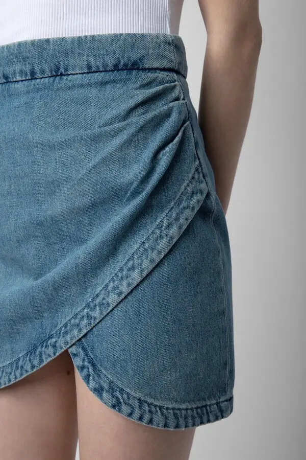 Zadig&Voltaire Julipe Denim Skirt