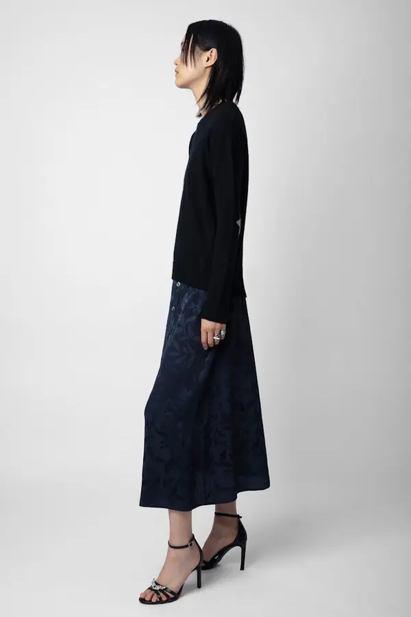 Zadig&Voltaire June Silk Jacquard Skirt