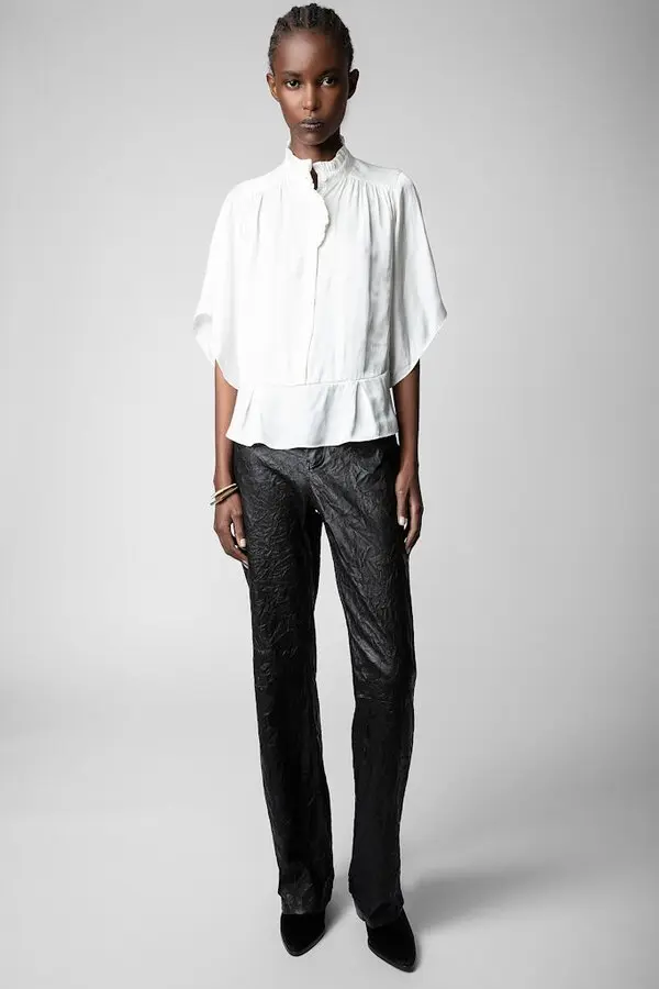 Zadig&Voltaire Taro Satin Top