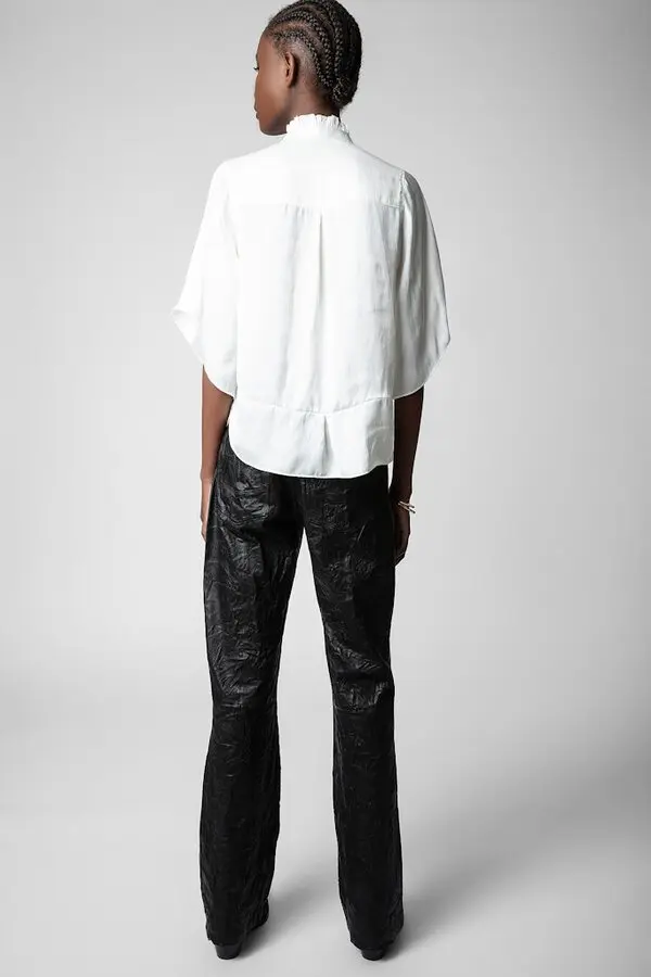 Zadig&Voltaire Taro Satin Top