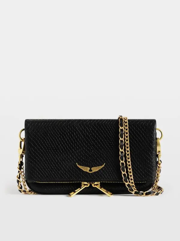 Zadig&Voltaire Rock Mini Soft Wild Clutch