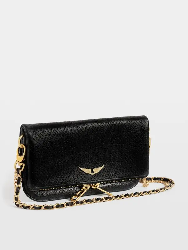 Zadig&Voltaire Rock Mini Soft Wild Clutch