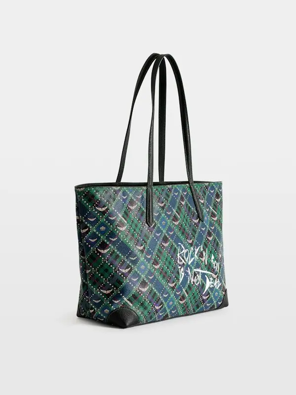 Zadig&Voltaire Z Shopper Punk Check Bag