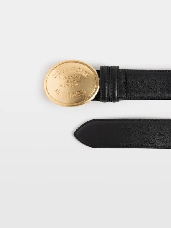 Zadig&Voltaire Colter Leather Belt
