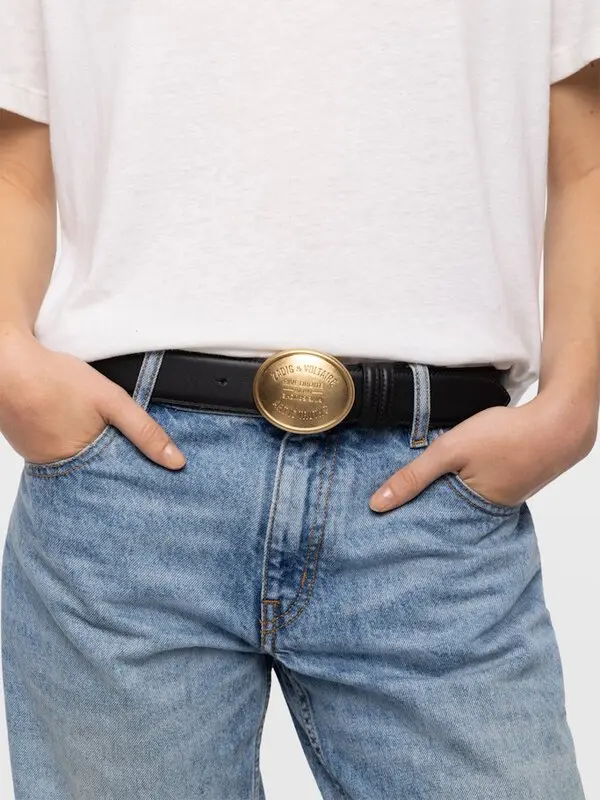 Zadig&Voltaire Colter Leather Belt
