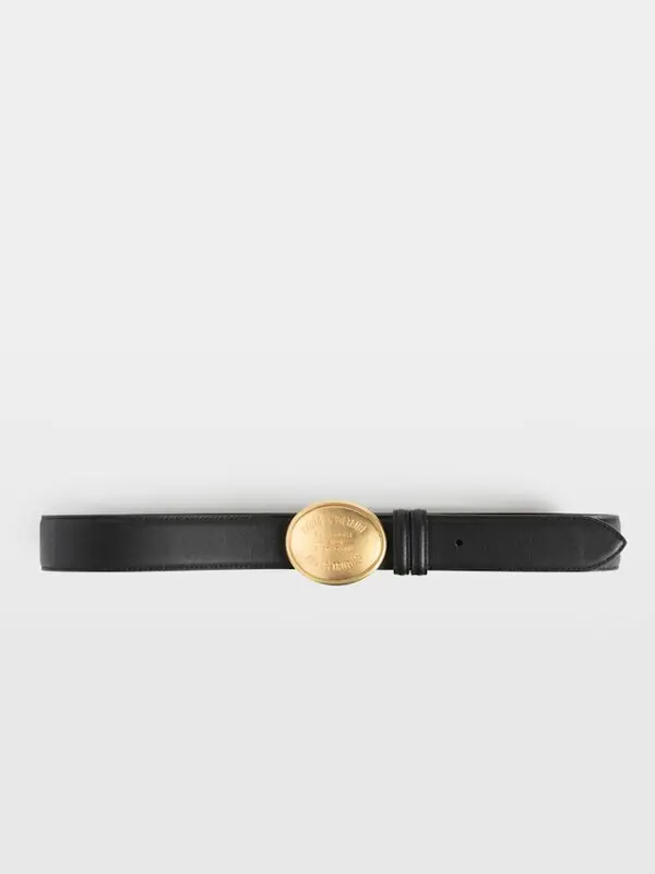 Zadig&Voltaire Colter Leather Belt - Black