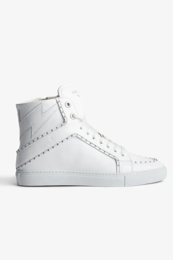 Zadig&Voltaire Zv1747 High Flash Studded Sneakers