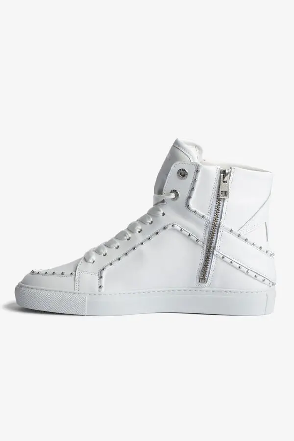 Zadig&Voltaire Zv1747 High Flash Studded Sneakers
