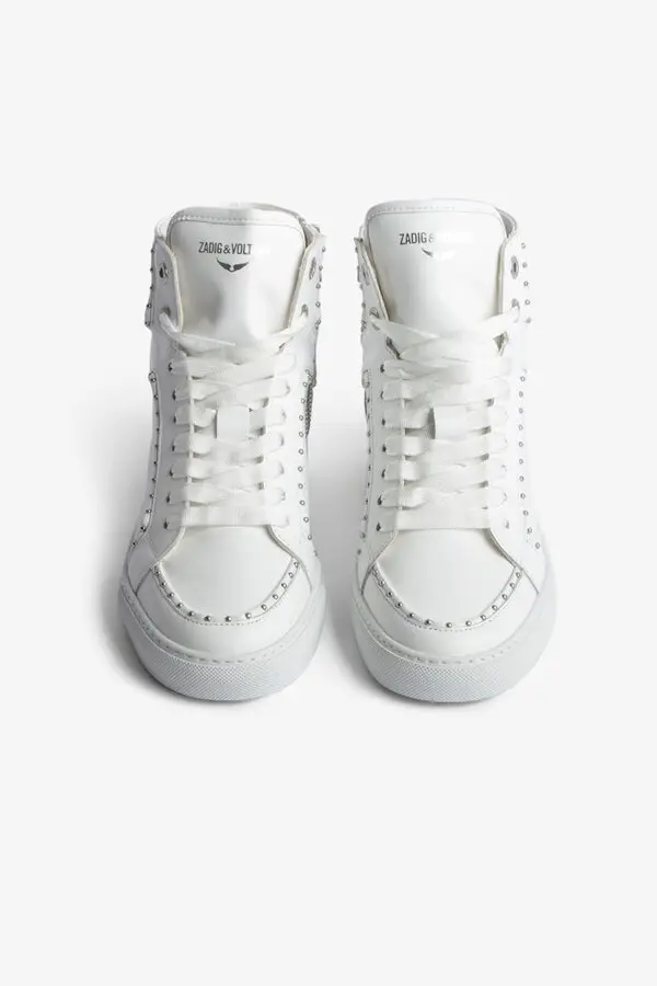 Zadig&Voltaire Zv1747 High Flash Studded Sneakers