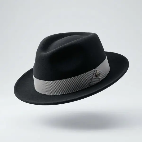 DASMARCA HATS James Melange Felt Fedoras - Black