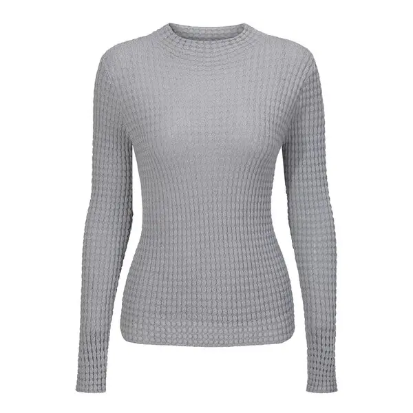 NUAJE NUAJE Auden Merino Wool Mock Neck Top