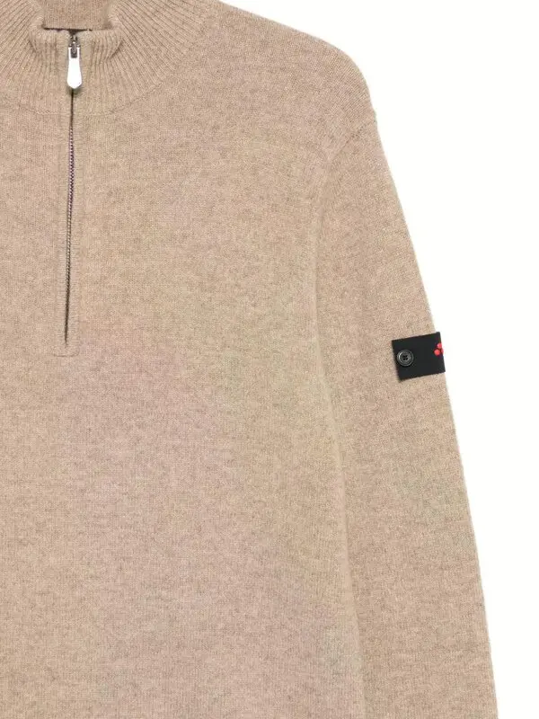 Peuterey Trebe Half-zip Logo-patch Sweater