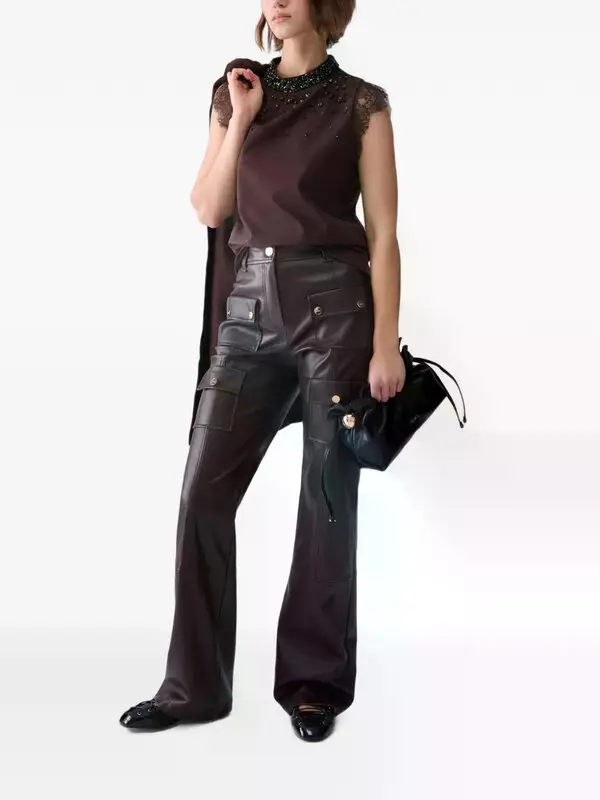 Liu Jo Coated Fabric Trousers