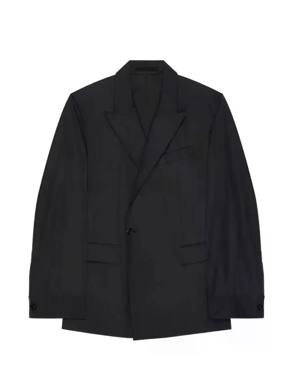 Givenchy Couture Seam Double-breasted Regular Jacket In Poplin