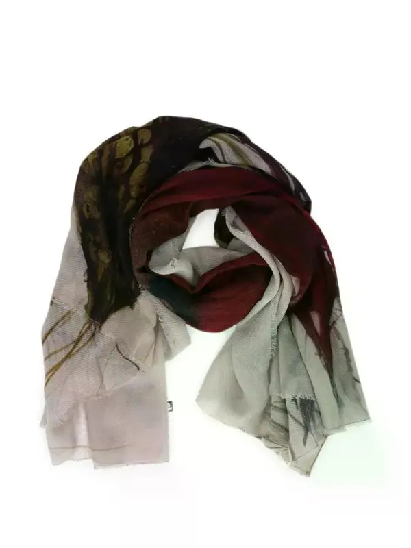 Faliero Sarti Protea Frayed-edge Scarf - Neutrals
