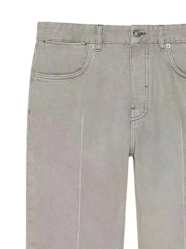 Givenchy Straight Fit Jeans With Folded Effect