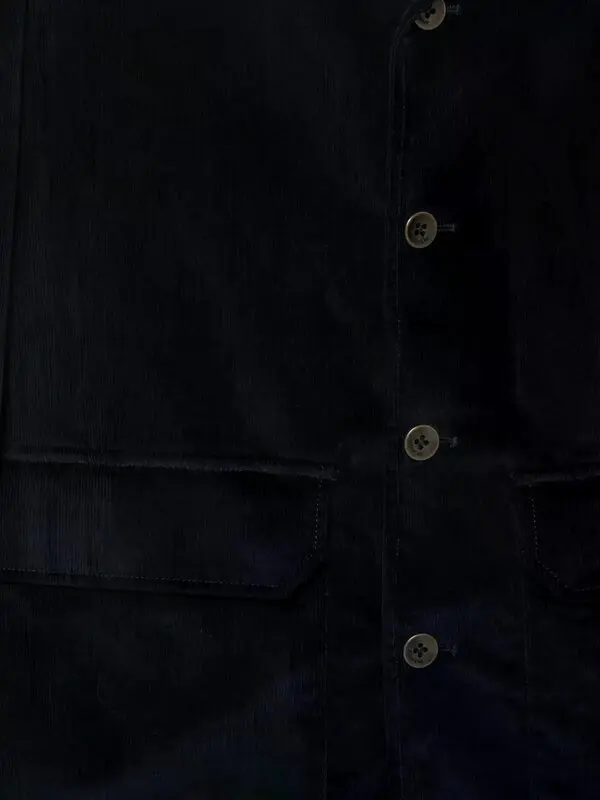 Incotex Corduroy-textured Button-up Jacket