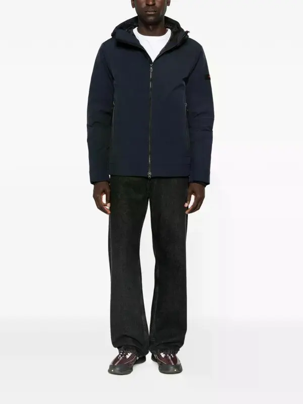 Peuterey Hooded Logo-patch Jacket