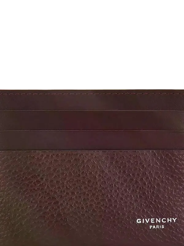 Givenchy Card Holder In Grained Leather