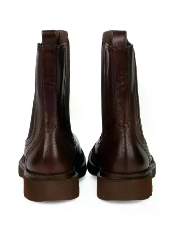 Status Elasticated-panel Leather Chelsea Boots