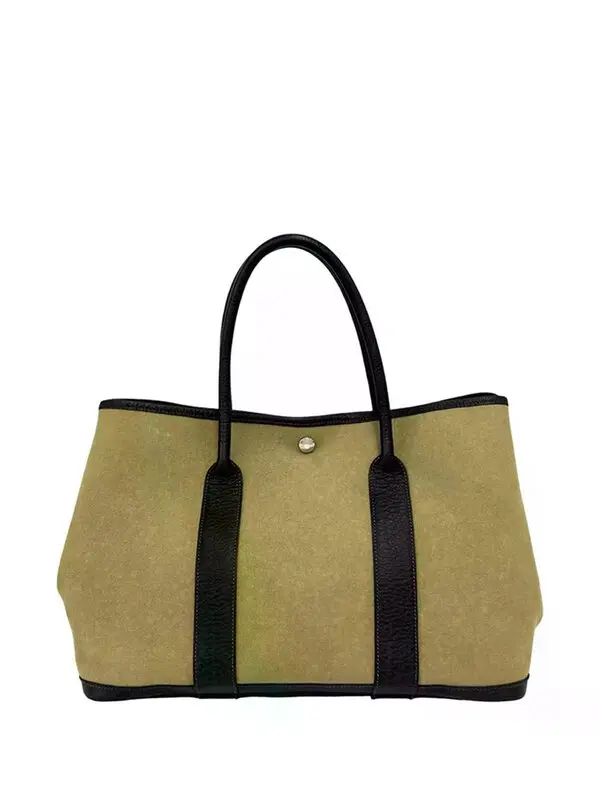 Hermès Toile And Negonda Garden Party 36 Tote Bag - Brown