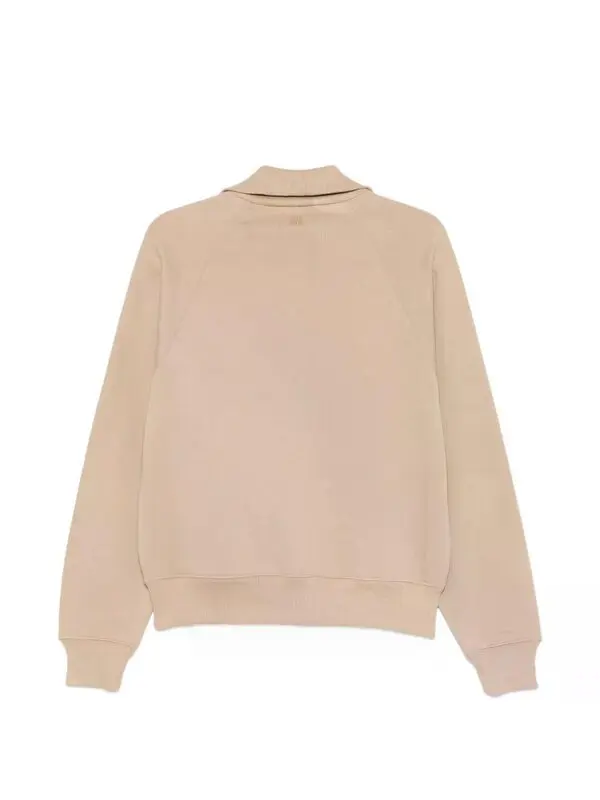 AMI Paris De Coeur Quarter-zip Sweater