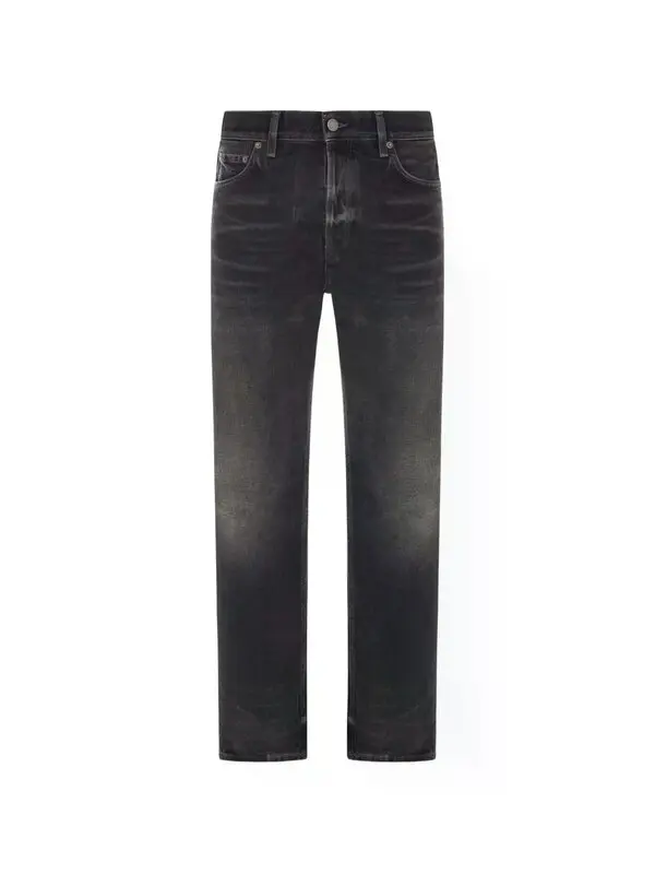 HAIKURE Faded-effect Straight-leg Jeans