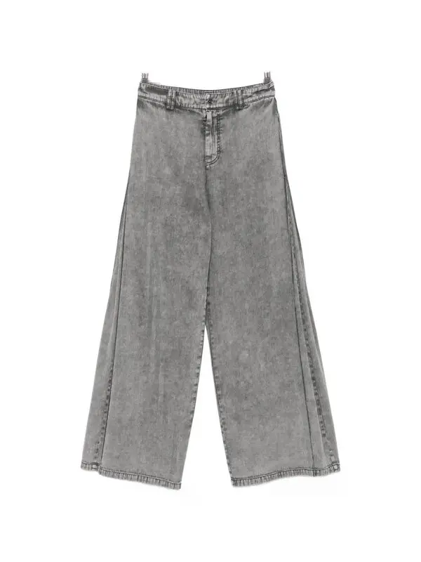 Patrizia Pepe Pleated Wide Leg Trousers