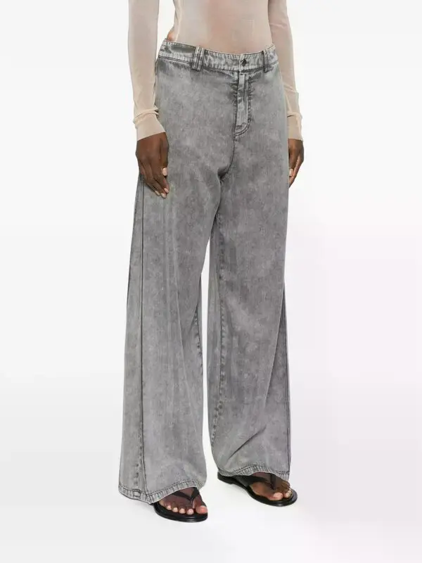 Patrizia Pepe Pleated Wide Leg Trousers