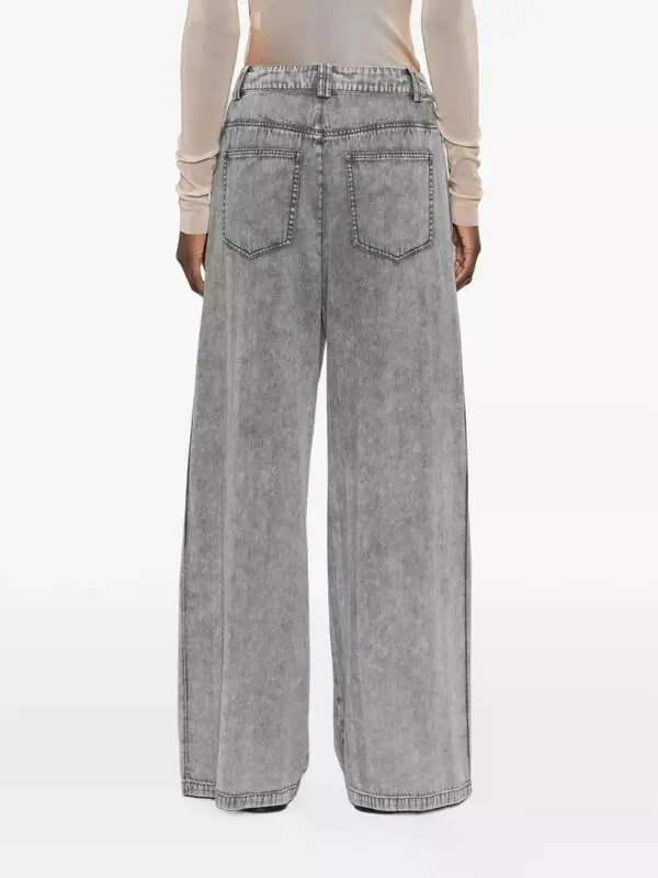 Patrizia Pepe Pleated Wide Leg Trousers
