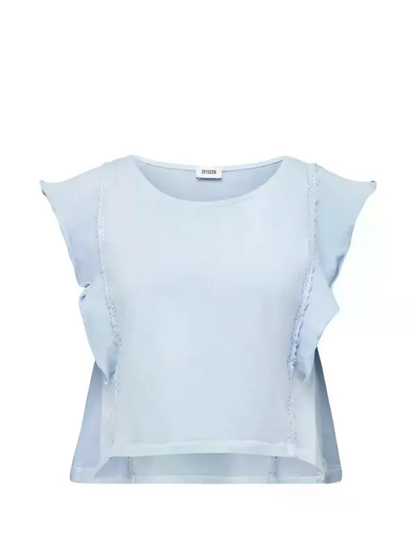 DRYKORN Ruffled Trim Tee