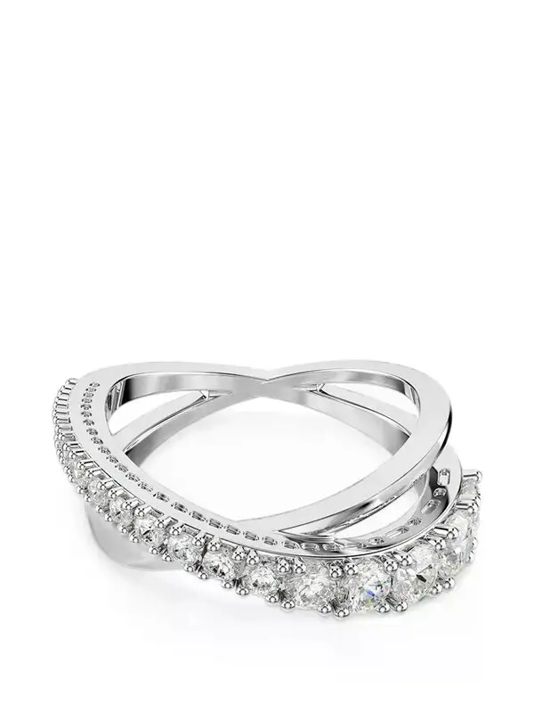 SWAROVSKI Hyperbola Crystal-embellished Crossover Ring
