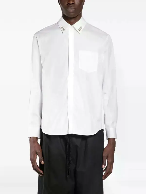 Simone Rocha Crystal-embellished Shirt