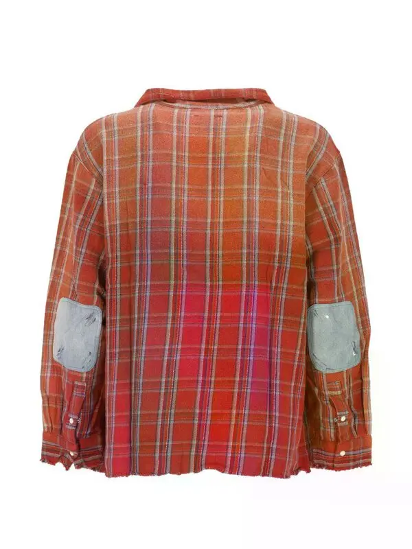 FOUND Plaid Denim Shirt