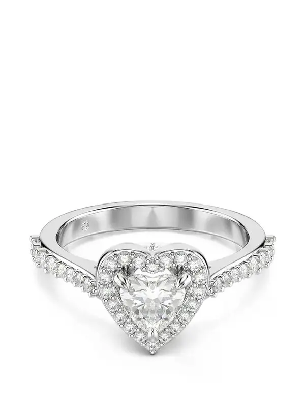 SWAROVSKI Una Angelic Heart-cut Crystal-embellished Ring