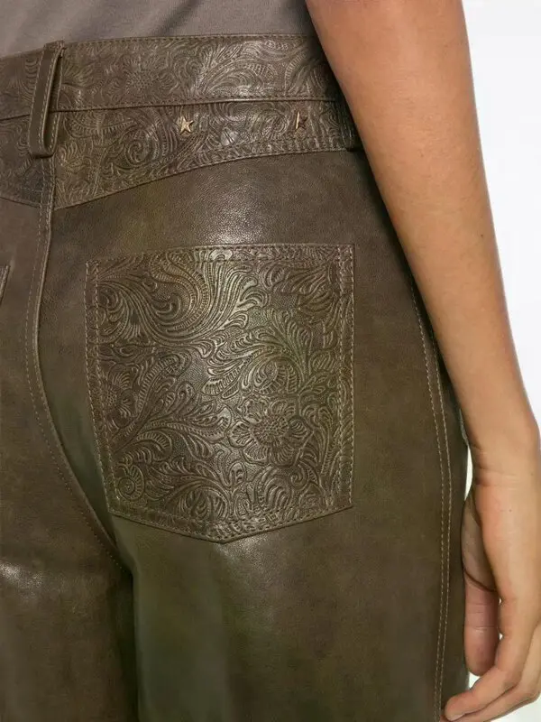GOLDEN GOOSE Melany Leather Trousers