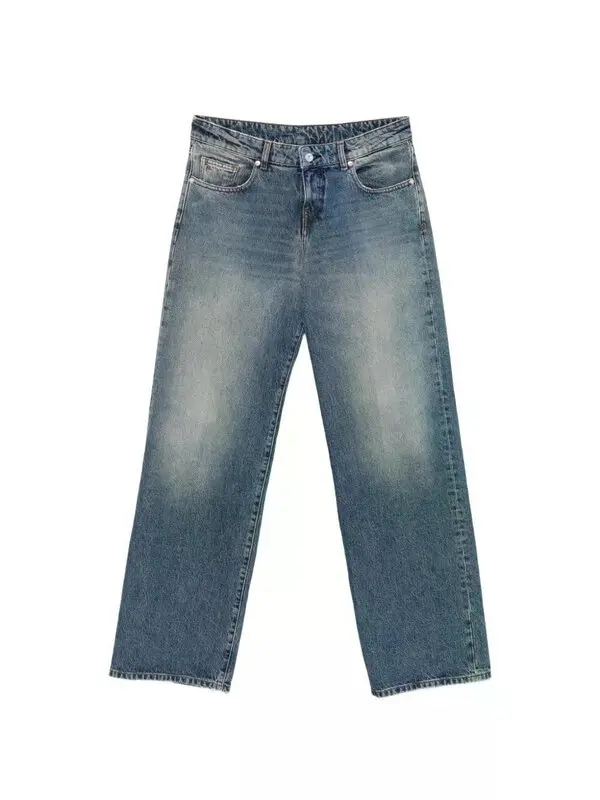 NINE:INTHE:MORNING Rocio Belt-loop Jeans - Blue