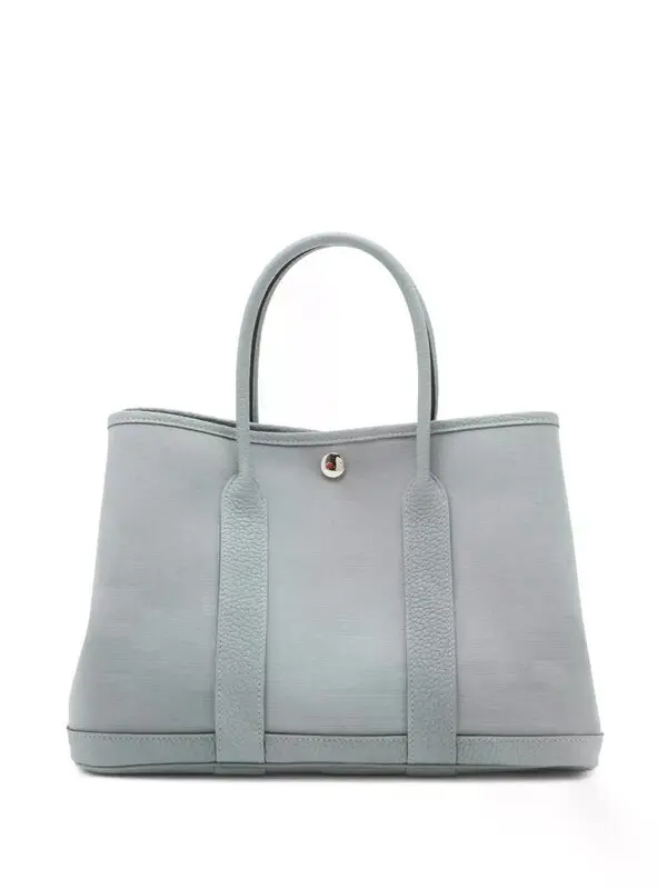 Hermès Toile And Negonda Garden Party 30 Tote Bag - Grey