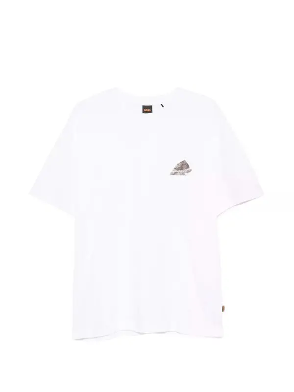BOSS Graphic-print Cotton T-shirt