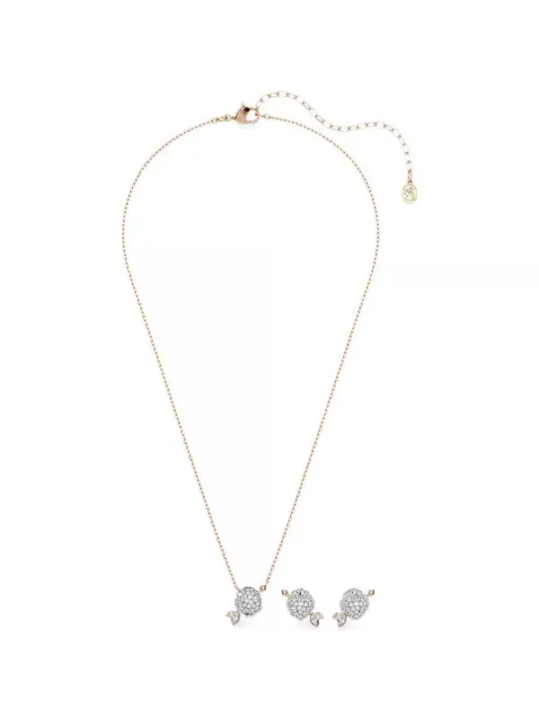 SWAROVSKI Idyllia Heart Arrow Jewellery Set - Gold
