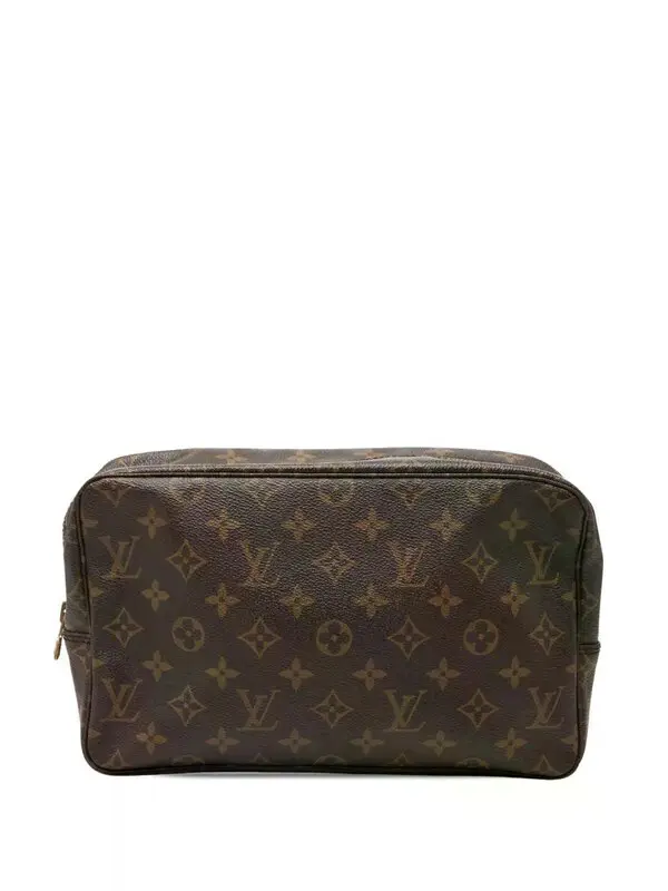 LOUIS VUITTON Monogram Trousse Toilette 28 Clutch Bag