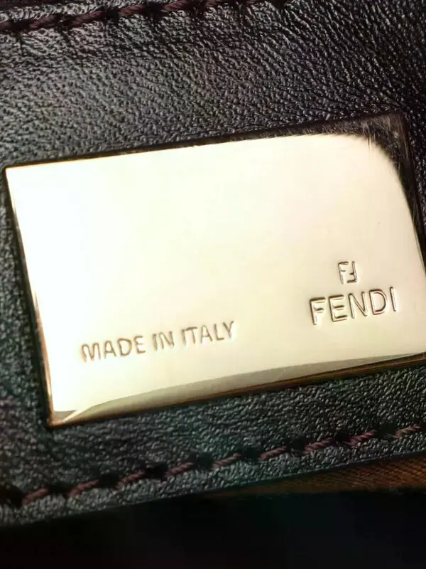 Fendi Zucca Canvas Chef Shoulder Bag