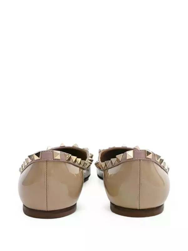 Valentino Garavani Rockstud Patent Leather Ballet Flats